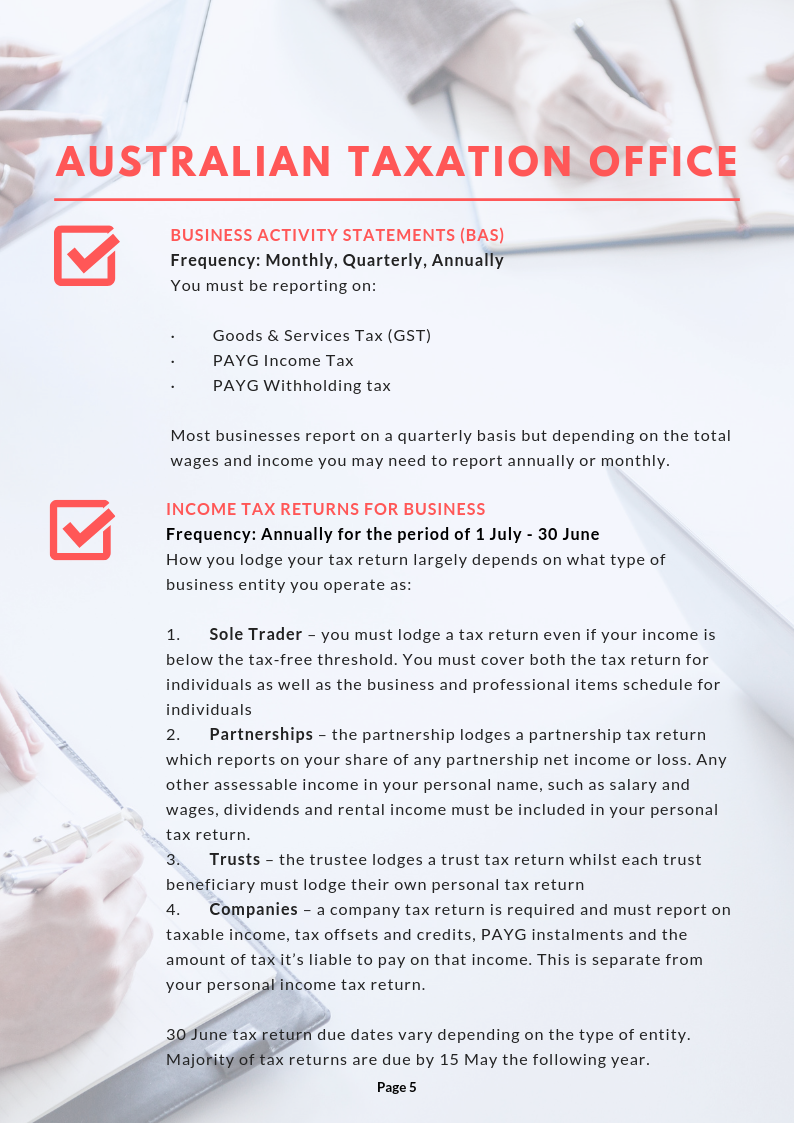 FREE Guide on Lodgements for Small Businesses